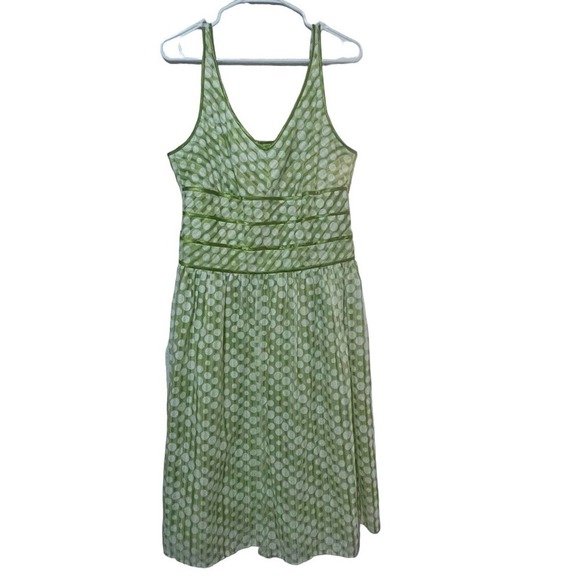 Bobbie Bee | Dresses | Bobbie Bee Polka Dot Striped Rockabilly Green ...